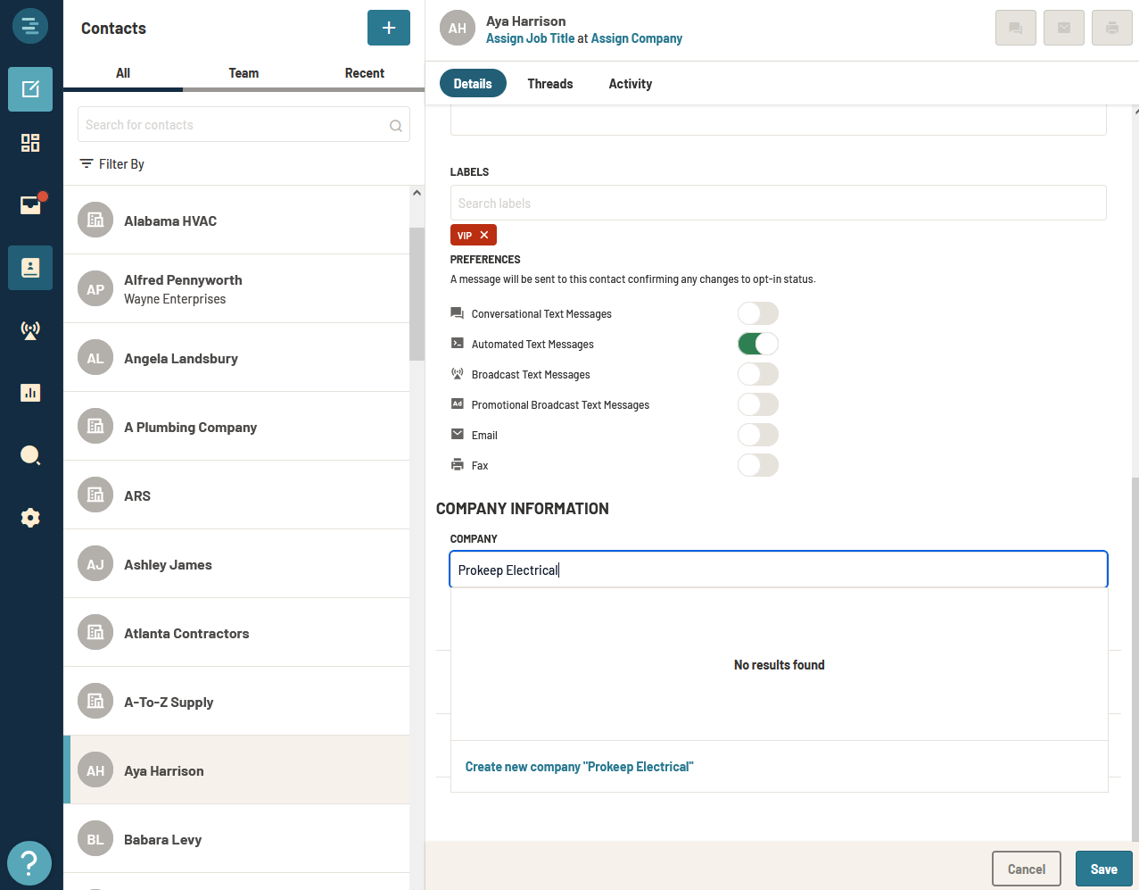 How to Add/Edit Company Information in Prokeep