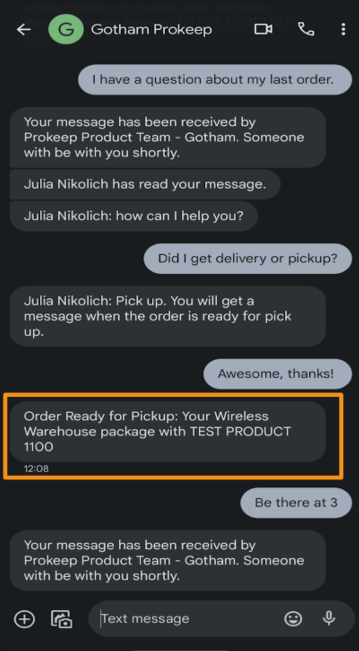 Prokeep DDI Order Notification Integration Guide