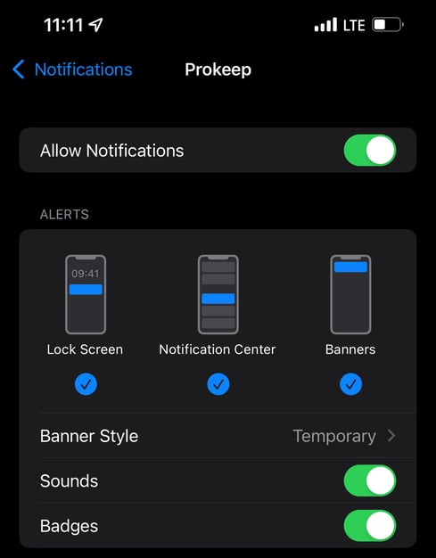 Prokeep Mobile App - iOS & Android
