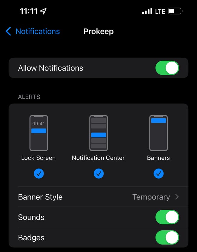 Prokeep Mobile App - iOS & Android