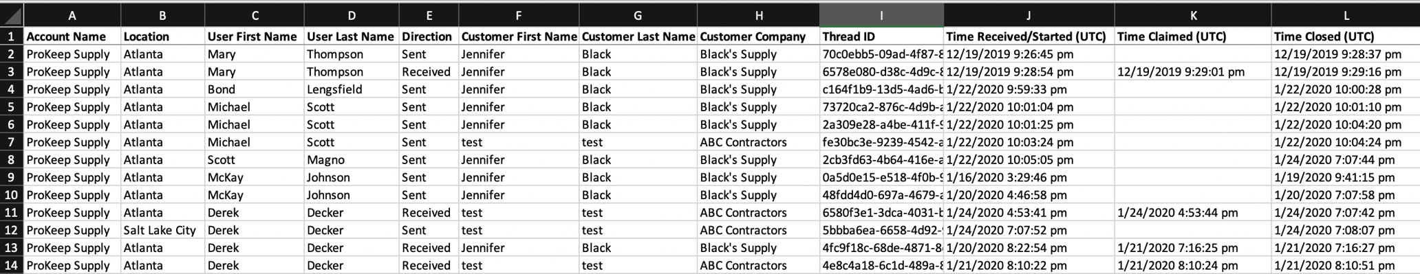 Reports Excel Export - Overview