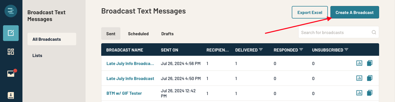 Broadcast Text Message Overview & Instructions/Guide