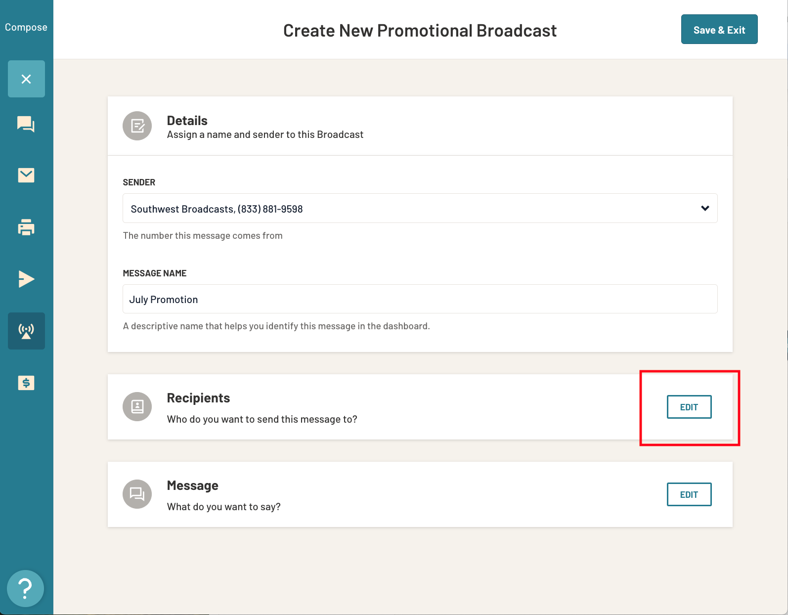 Broadcast Text Message Overview & Instructions/Guide
