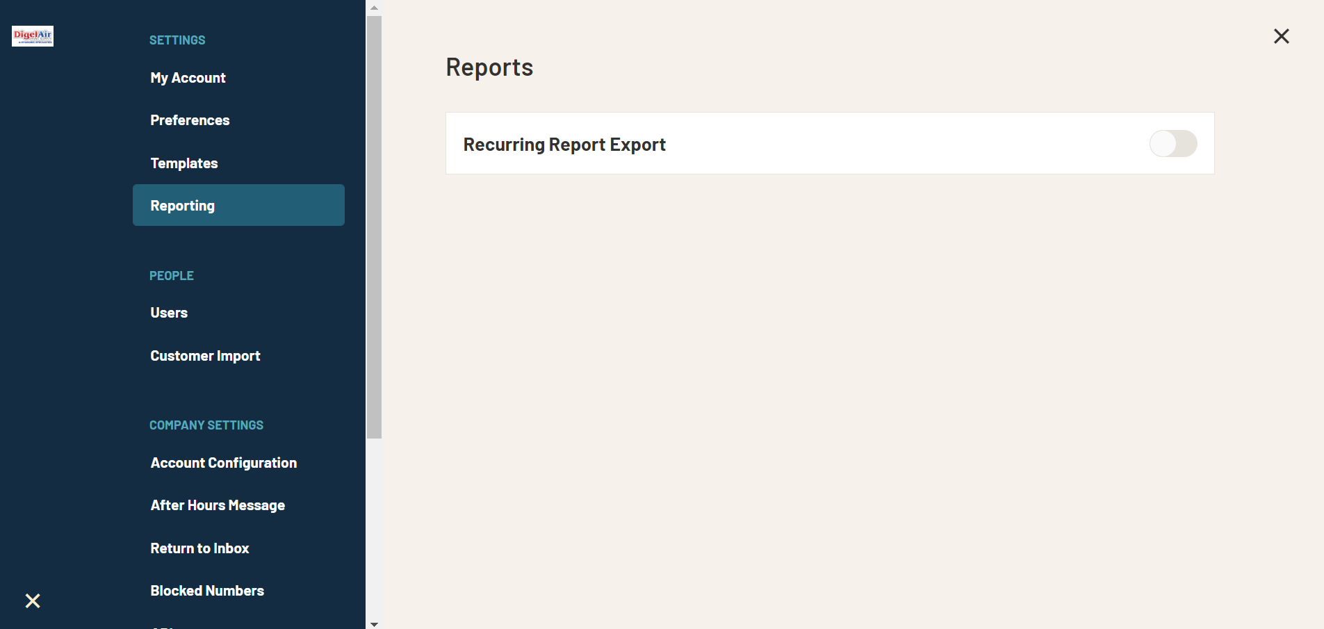 Recurring Reports