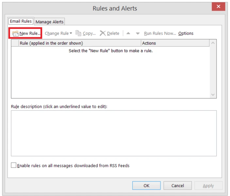 Email Redirect Setup Instructions - Microsoft Outlook (Non-365)