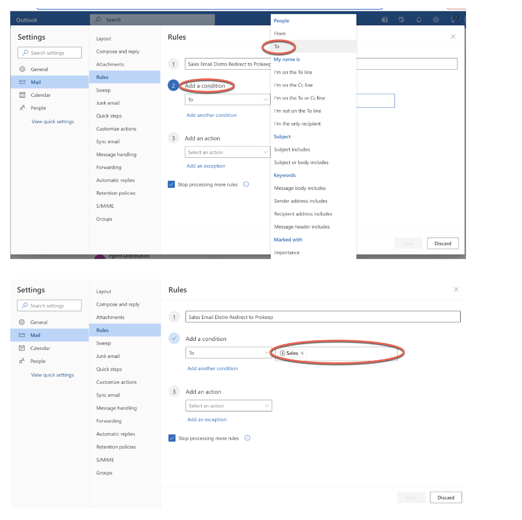 Email Redirect Setup Instructions - Microsoft 365